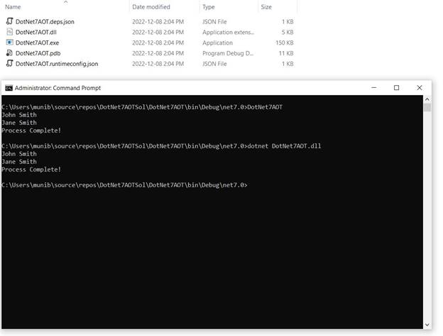 Ahead Of Time (AOT) Compilation To Native Code In .NET 7 Ahead Of Time (AOT) Compilation To Native Code In .NET 7
